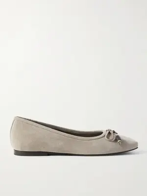 Brunello Cucinelli Bow Detailing Flats For Women