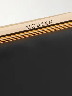 Alexander McQueen T-bar Leather Clutch