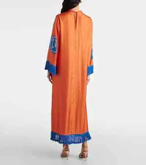 ALEMAIS Luis Silk Midi Dress