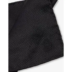 Dunhill Texture-weave Silk Pocket Square
