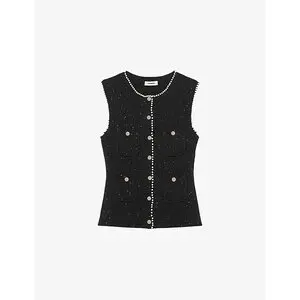 Sandro Embellished Vests For Women