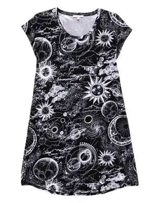 Women's Black Print