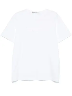 Alexander Wang Logo-embossed T-shirt