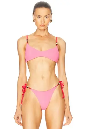 Bond Eye Mika Reversible Cropped Bikini Top