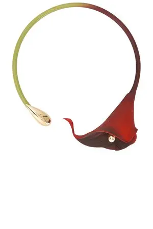 Cult Gaia Calla Choker Necklace - Vermillion Multi