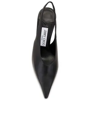 JIMMY CHOO Isa 95 Slingback Heel - Black