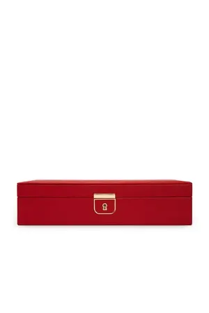 Wolf Palermo Medium Jewelry Box - Red
