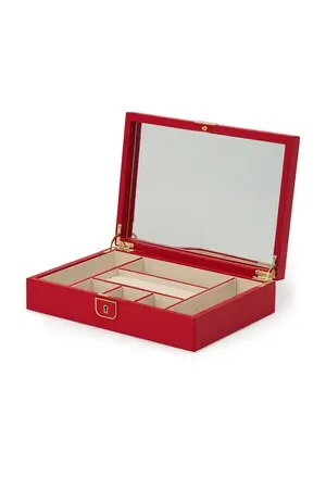 Wolf Palermo Medium Jewelry Box - Red