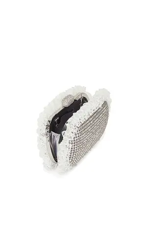 SELF-PORTRAIT X Christopher Kane Crystal Lace Clutch