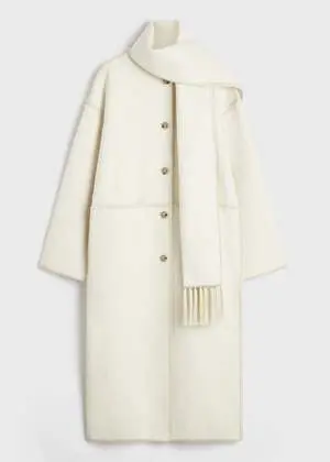 TOTEME Embroidered Scarf Coat