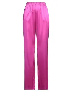 PUROTATTO Silk & Elastane Pajama Pants - Purple
