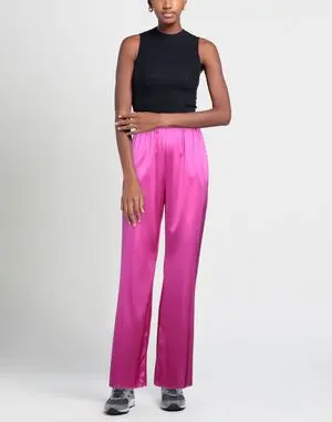 PUROTATTO Silk & Elastane Pajama Pants - Purple