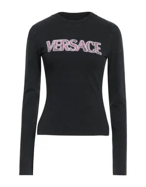 Versace Long Sleeve Logo T-shirt