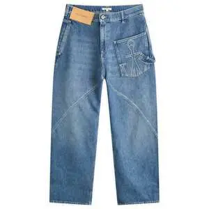 Jw Anderson Light Wash Jeans For Men