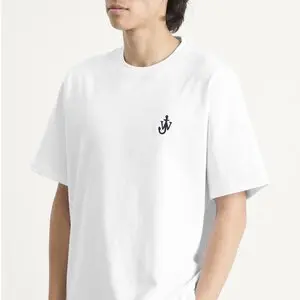 JW Anderson Jersey Anchor Embroidery T-shirt - White