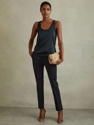 REISS Tailored Ankle Trousers