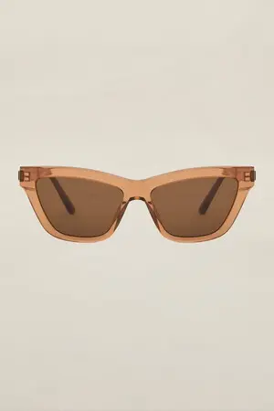 Devon Windsor Boston Sunglasses - Brown