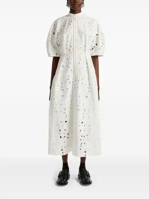 Erdem Broderie Anglaise Midi Dress