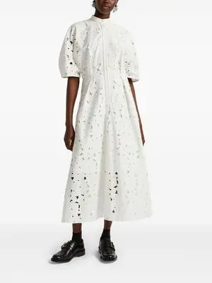 Erdem Broderie Anglaise Midi Dress