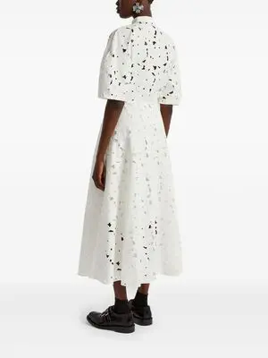Erdem Broderie Anglaise Midi Dress