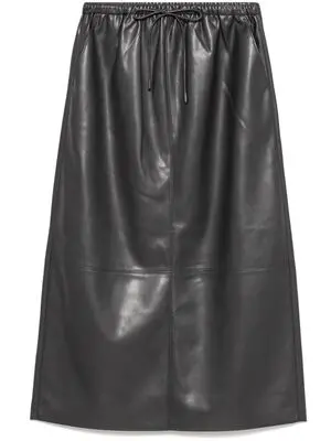 B+AB Faux-leather Skirt