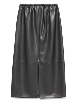 B+AB Faux-leather Skirt