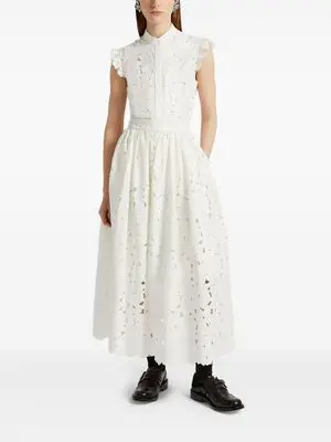 Erdem Ruffle-detailing Shirt - White