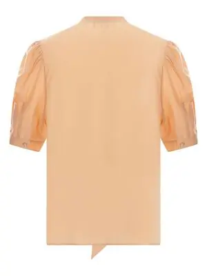Chloé Lavallière Crêpe-de-chine Blouse