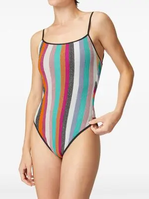 Missoni Striped One-piece Swimsuit - Blue