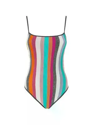 Missoni Striped One-piece Swimsuit - Blue