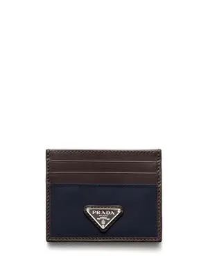 Prada Triangle-logo Wallet - Blue
