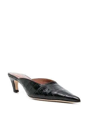 REJINA PYO 60mm Mathilde Mules - Black