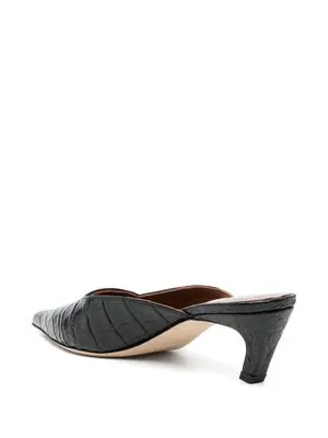 REJINA PYO 60mm Mathilde Mules - Black