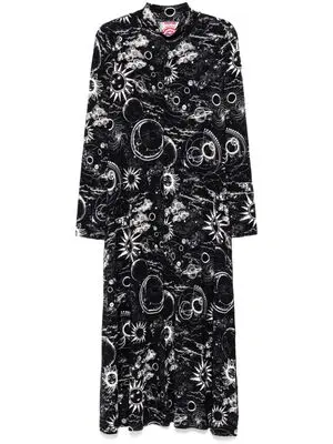 Johnny Was Janie Seamed Dress - Black