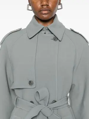 Patrizia Pepe Twill Trench Coat