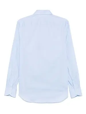Canali Poplin Shirt - Blue