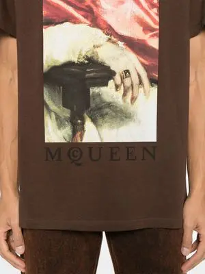 Alexander McQueen Graphic-print Logo-print T-shirt