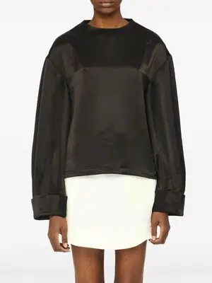 JW Anderson Turn-up Cuffs Blouse - Black