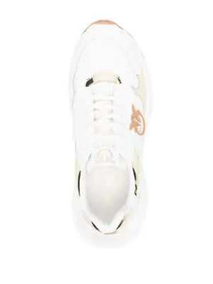 Pinko Logo-patch Mirror-detailed Sneakers