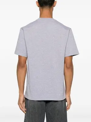 JW Anderson Flocked-logo T-shirt - Grey
