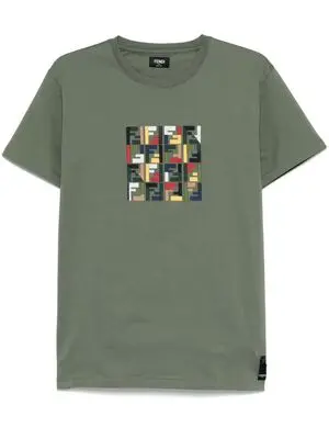 Fendi Cotton T-shirt - Grey