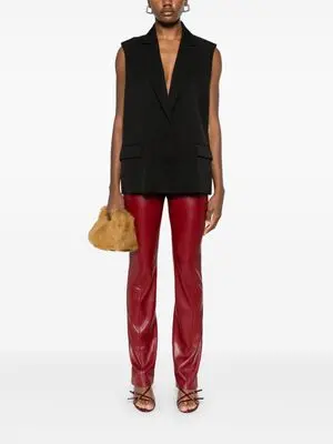 Patrizia Pepe Faux-leather Trousers