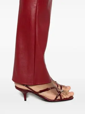 Patrizia Pepe Faux-leather Trousers