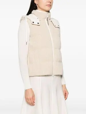Brunello Cucinelli Knitted Gilet - Neutrals