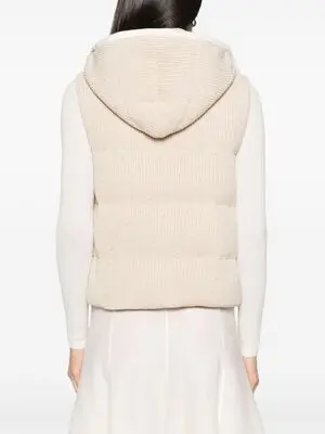 Brunello Cucinelli Knitted Gilet - Neutrals
