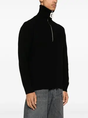 JW Anderson Half-zip Sweater - Black