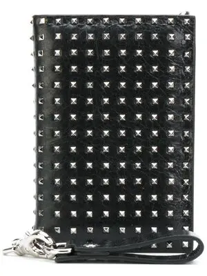 Valentino Garavani Rockstud Cardholder - Black