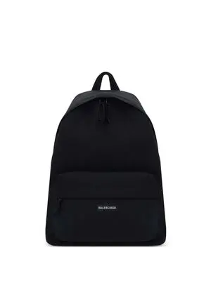 Balenciaga Logo Backpack - Black