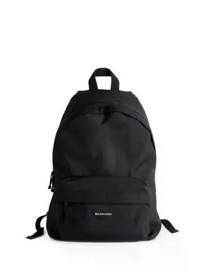 Balenciaga Logo Backpack - Black