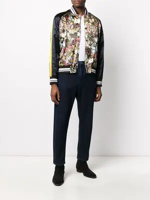 Valentino Garavani Butterfly-print Bomber Jacket